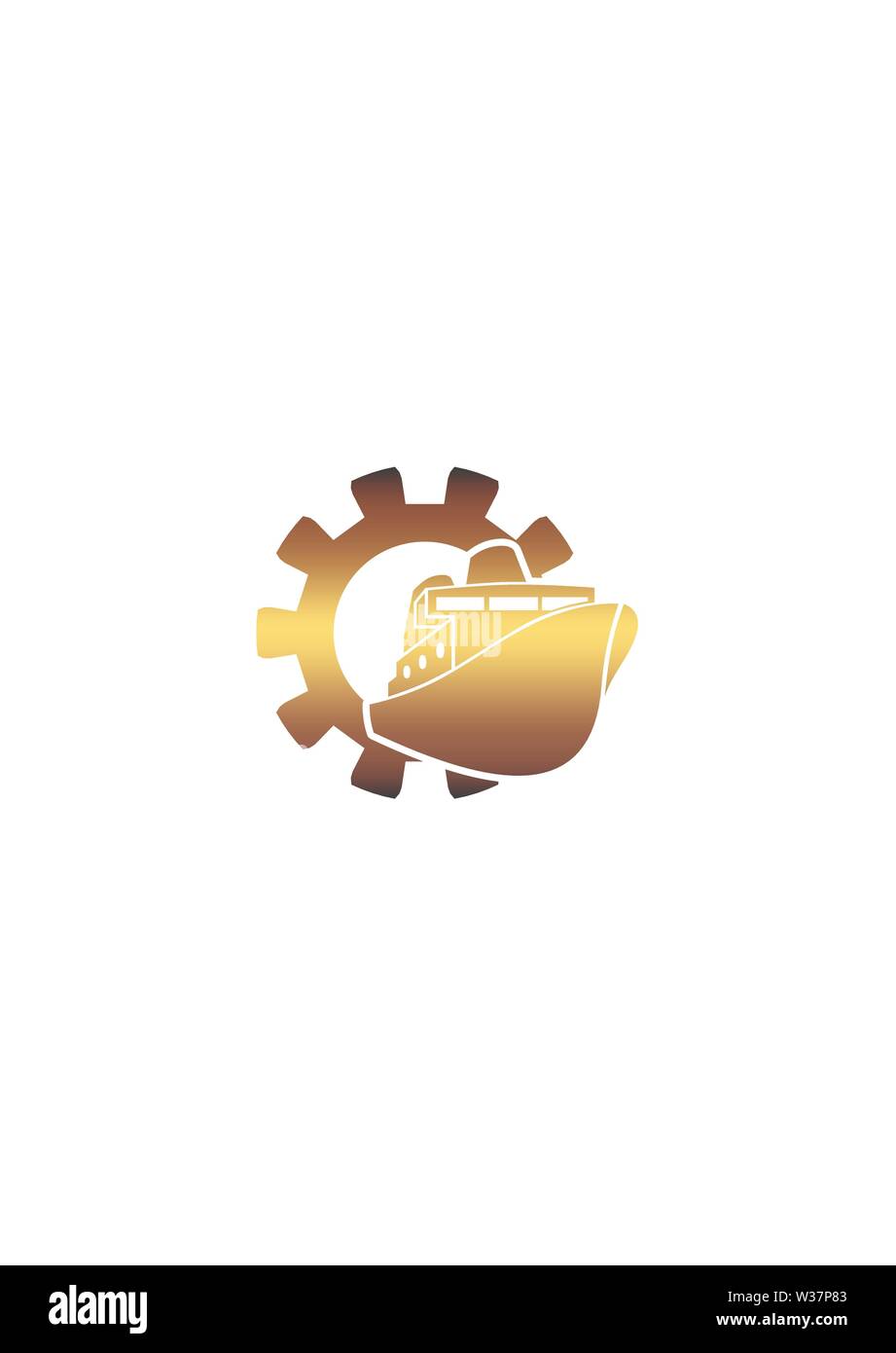 Metallic gear wheel in Stock Vector Images - Alamy