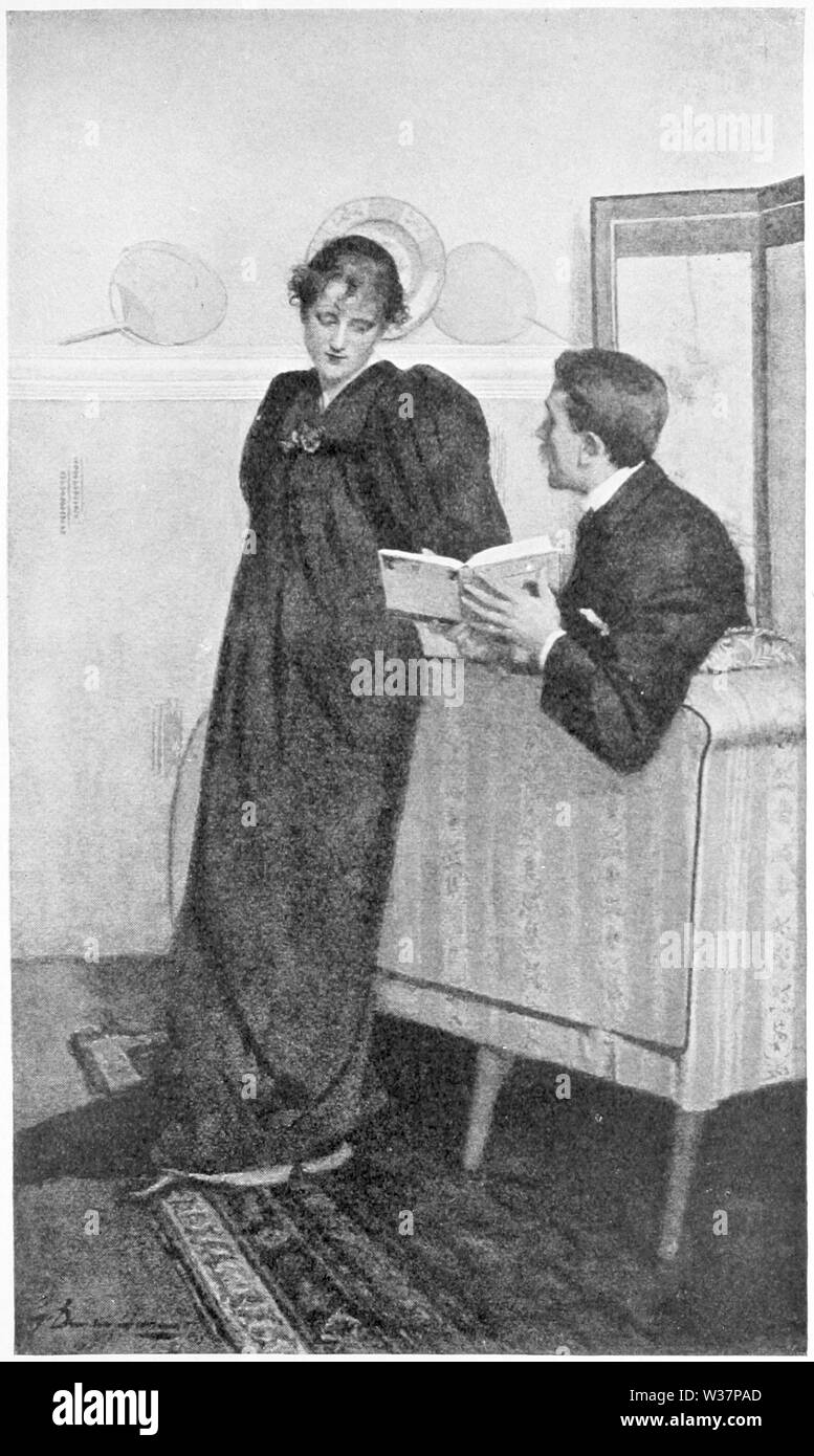 The Yellow Book - Volume 6 - Plate 5 Stock Photo - Alamy