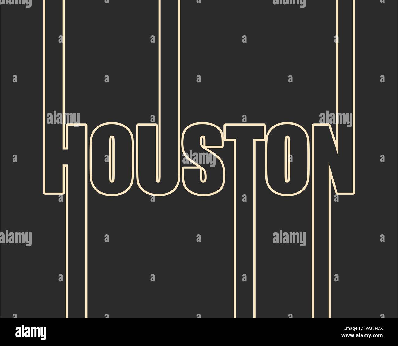 Houston city name Stock Vector Image & Art - Alamy
