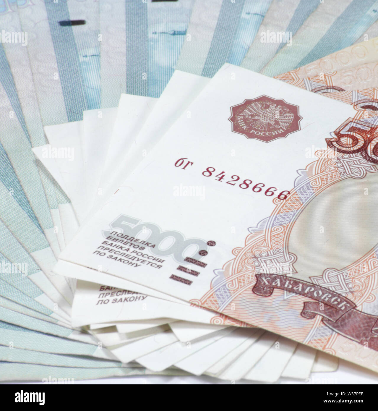 stack of many bond 5000, 1000 Stock Photo - Alamy