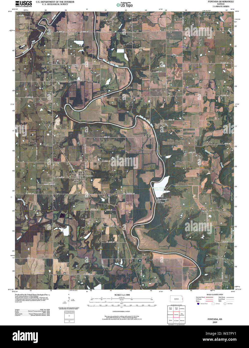 Map of fontana Cut Out Stock Images & Pictures - Alamy