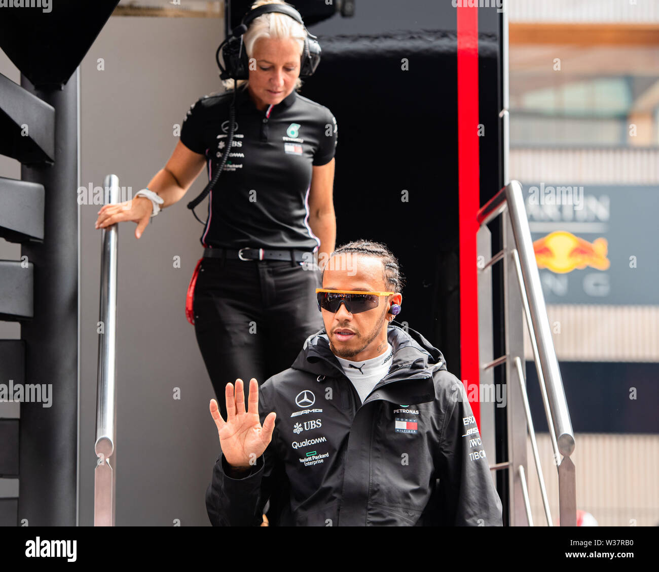 2019 lewis hamilton silverstone hi-res stock photography and images - Alamy