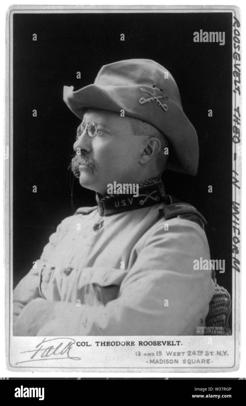 Theodore roosevelt 1898 hi-res stock photography and images - Alamy