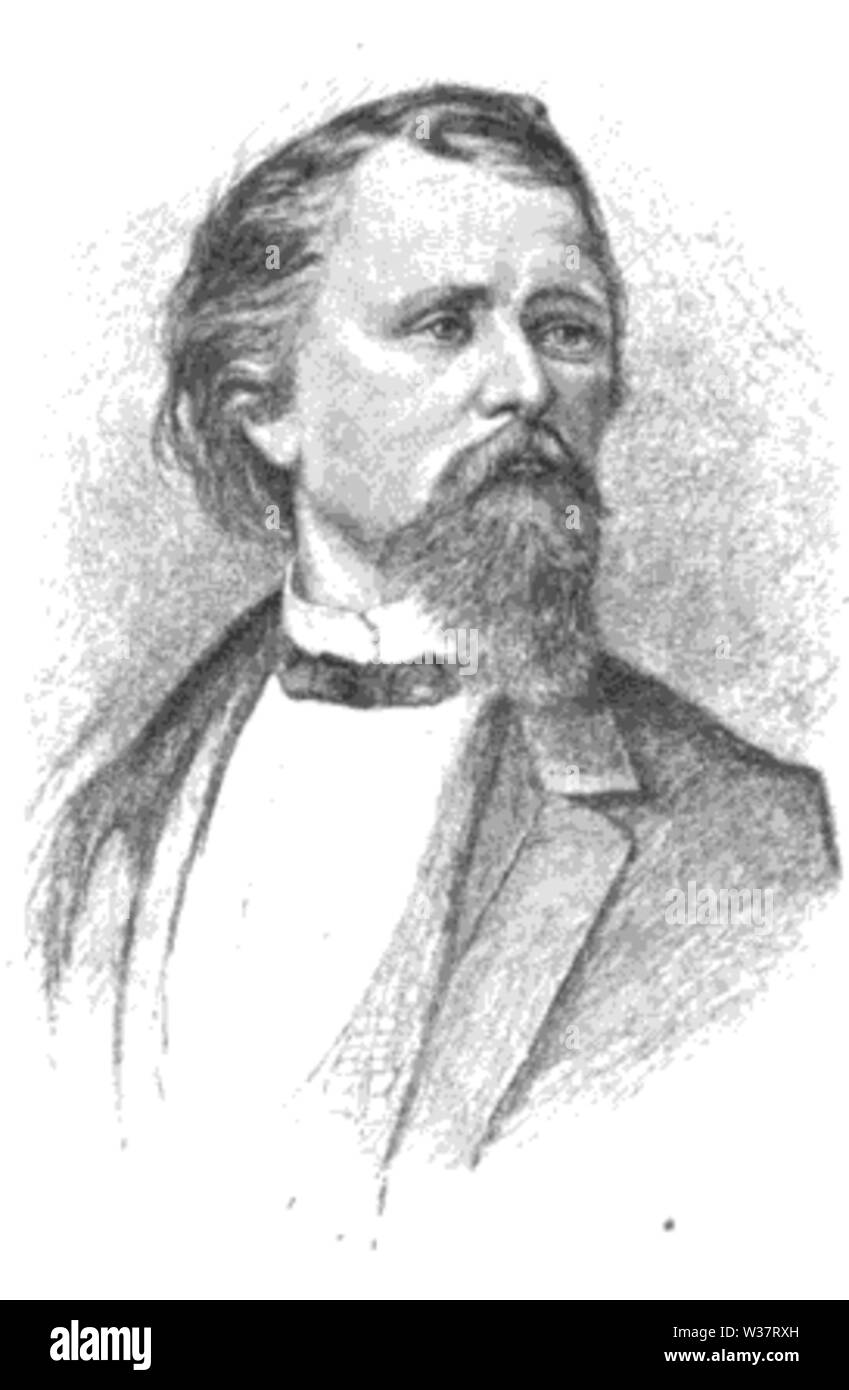 Thomas Buchanan Read engraved portrait Stock Photo - Alamy