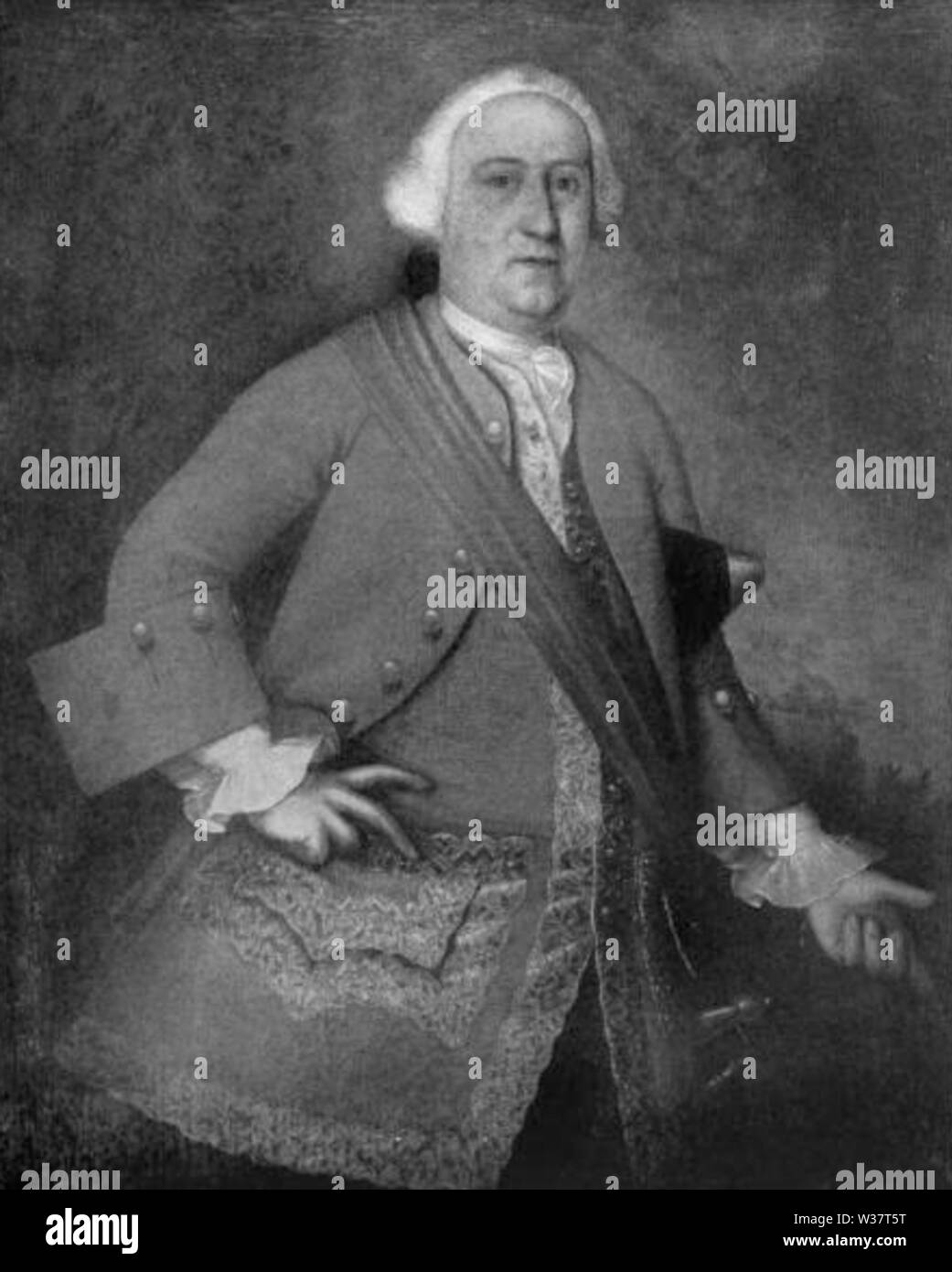 American 18th century or possibly joseph badger hi-res stock ...