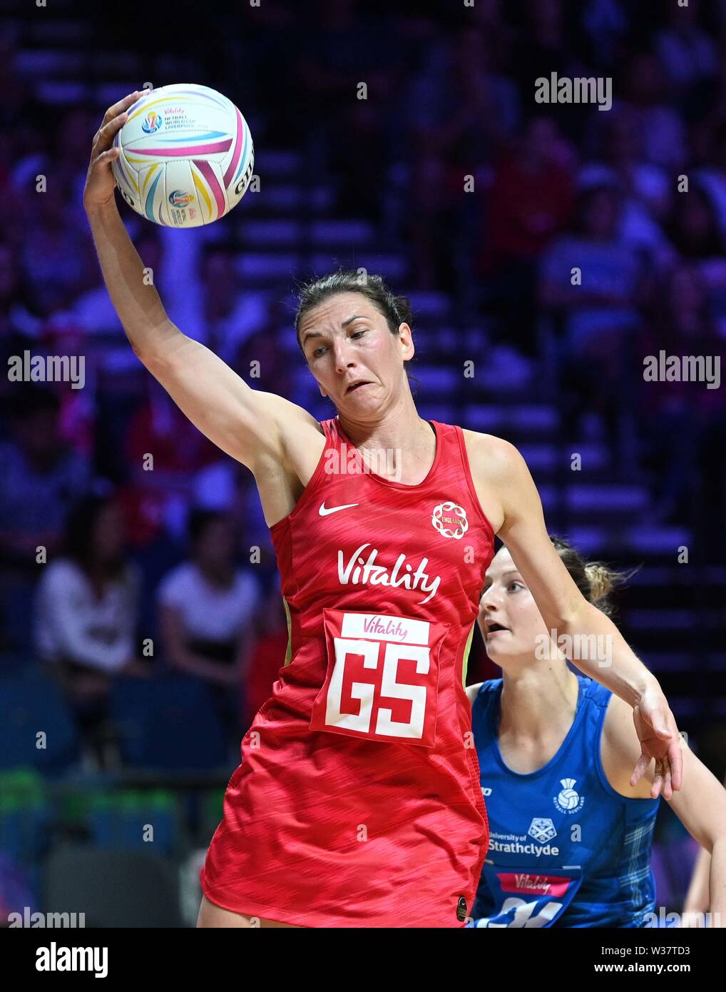 Liverpool. United Kingdom. 13 July 2019. Rachel Dunn (England) during ...