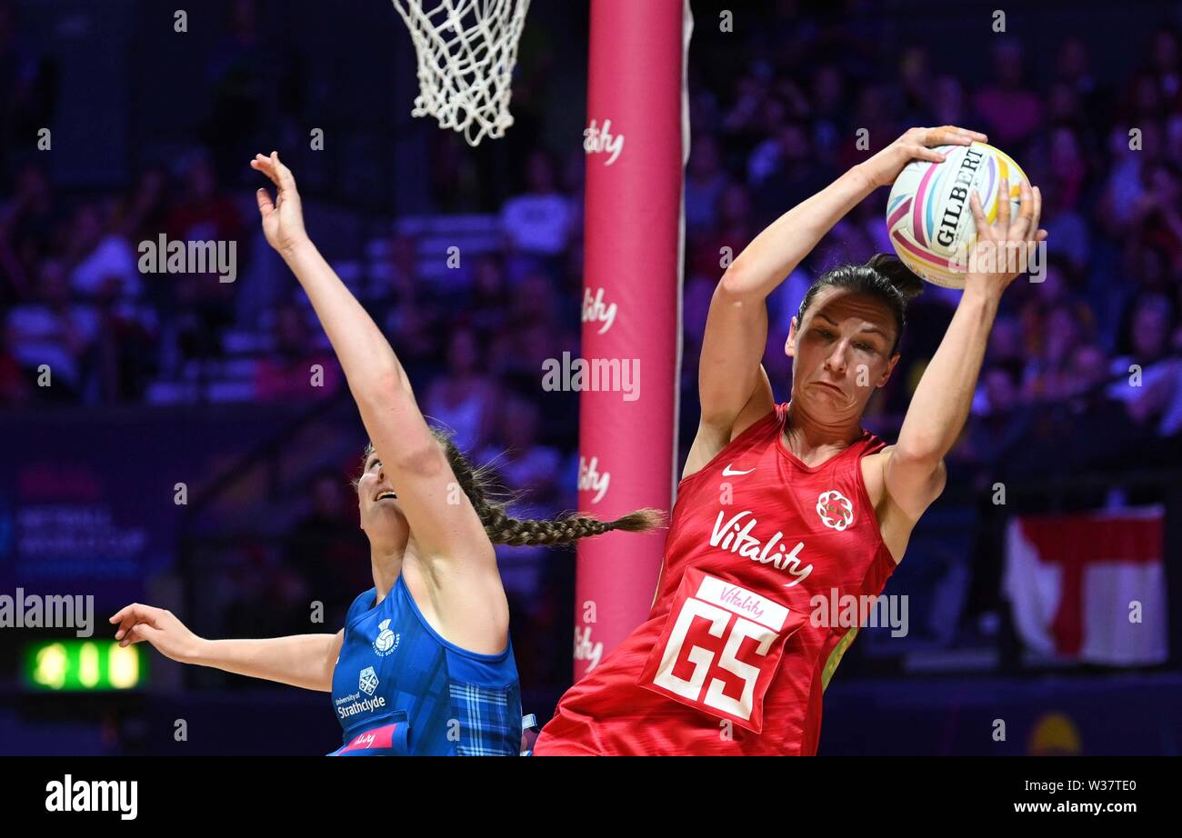 Liverpool. United Kingdom. 13 July 2019. Rachel Dunn (England) and ...