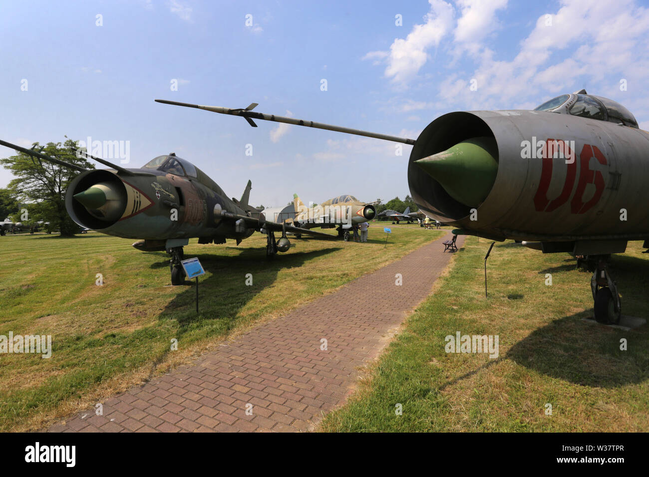 Cracow. Krakow. Poland. Museum of Polish Aviation. Sukhoi SU 22M4 ...