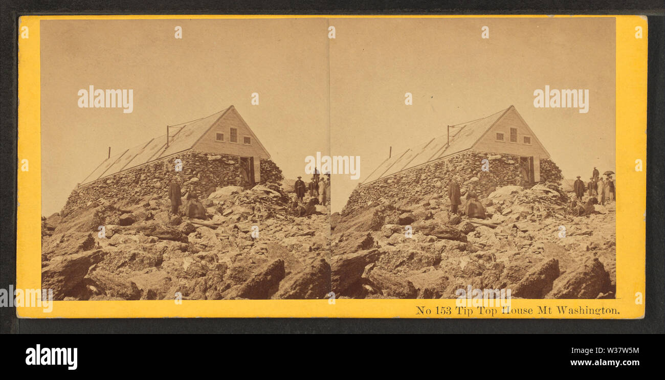 Tip Top House, Mt Washington, by Kilburn Brothers 4 Stock Photo - Alamy