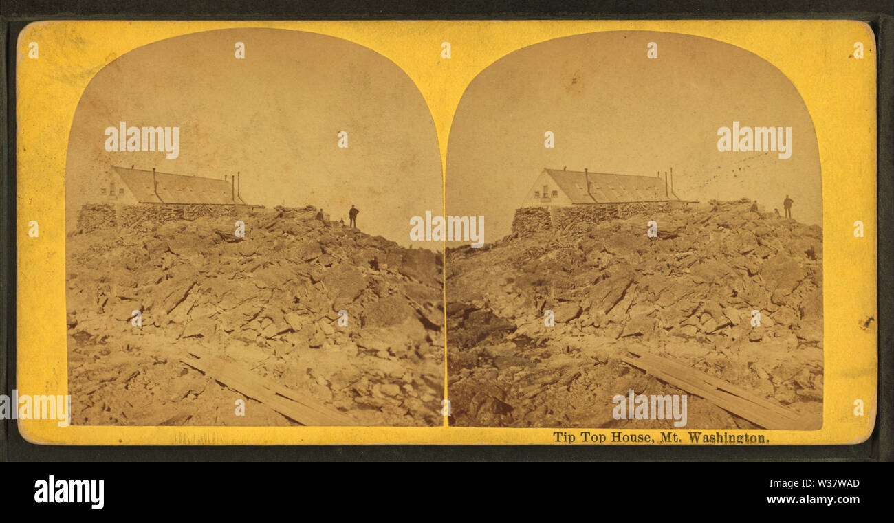 Tip Top House, Mt Washington, from Robert N Dennis collection of ...