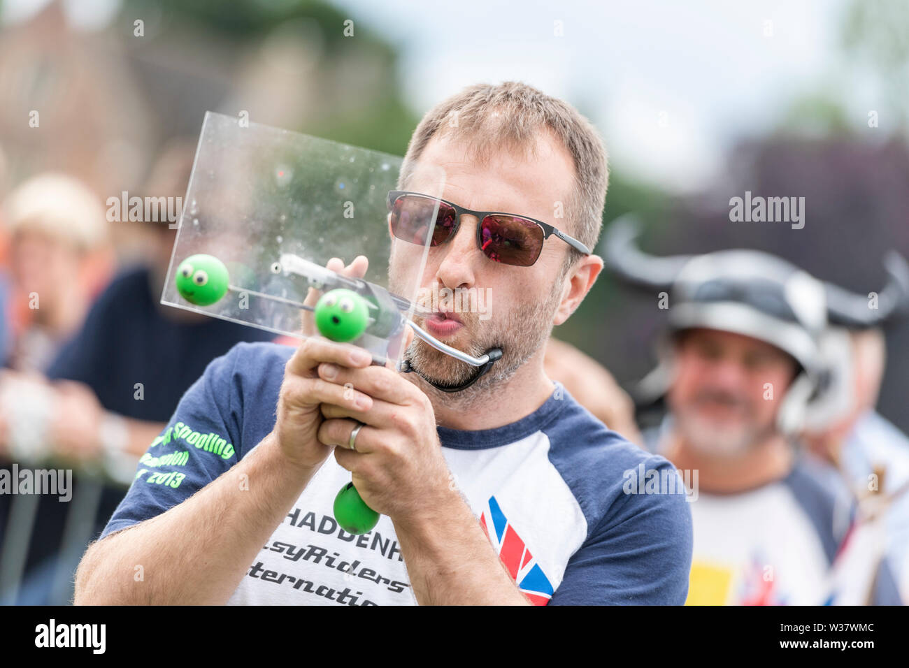 World pea shooting championship hi-res stock photography and images - Alamy