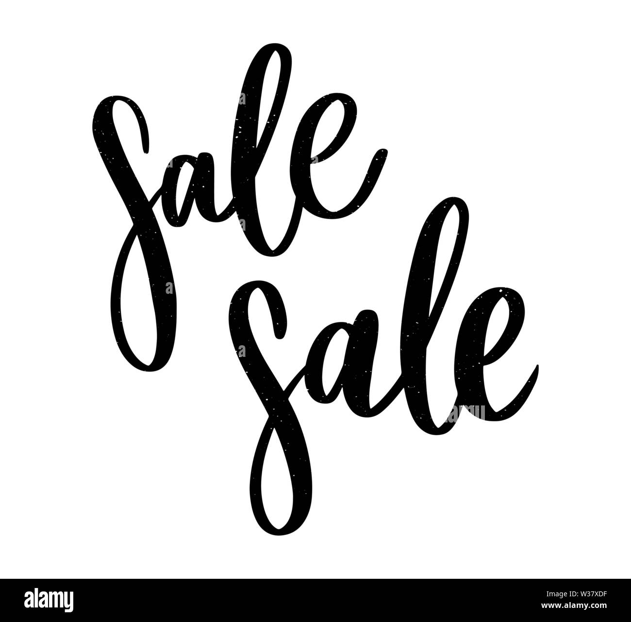 Black letters: SALE, Hand sketched Sale lettering typography. Hand ...