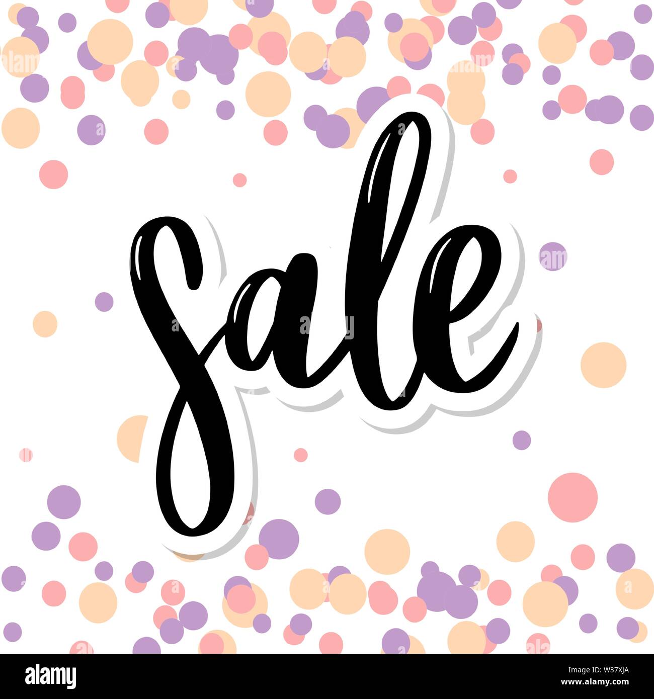 Black letters: SALE, Hand sketched Sale lettering typography. Hand ...