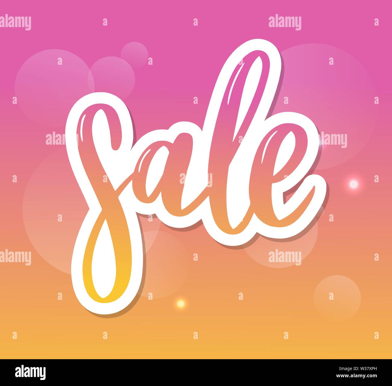 Black letters: SALE, Hand sketched Sale lettering typography. Hand ...