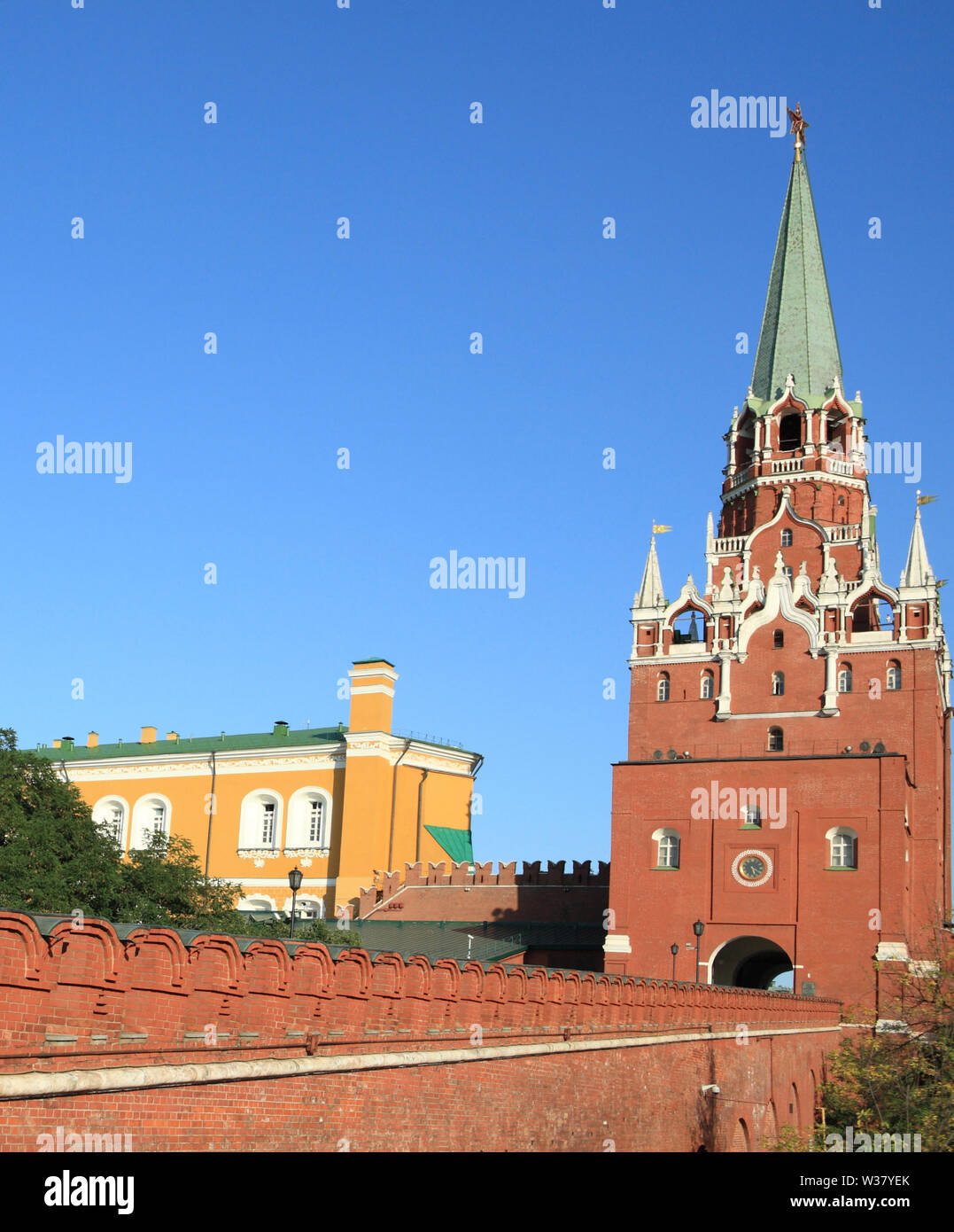 Kremlin tower on sky background Stock Photo - Alamy