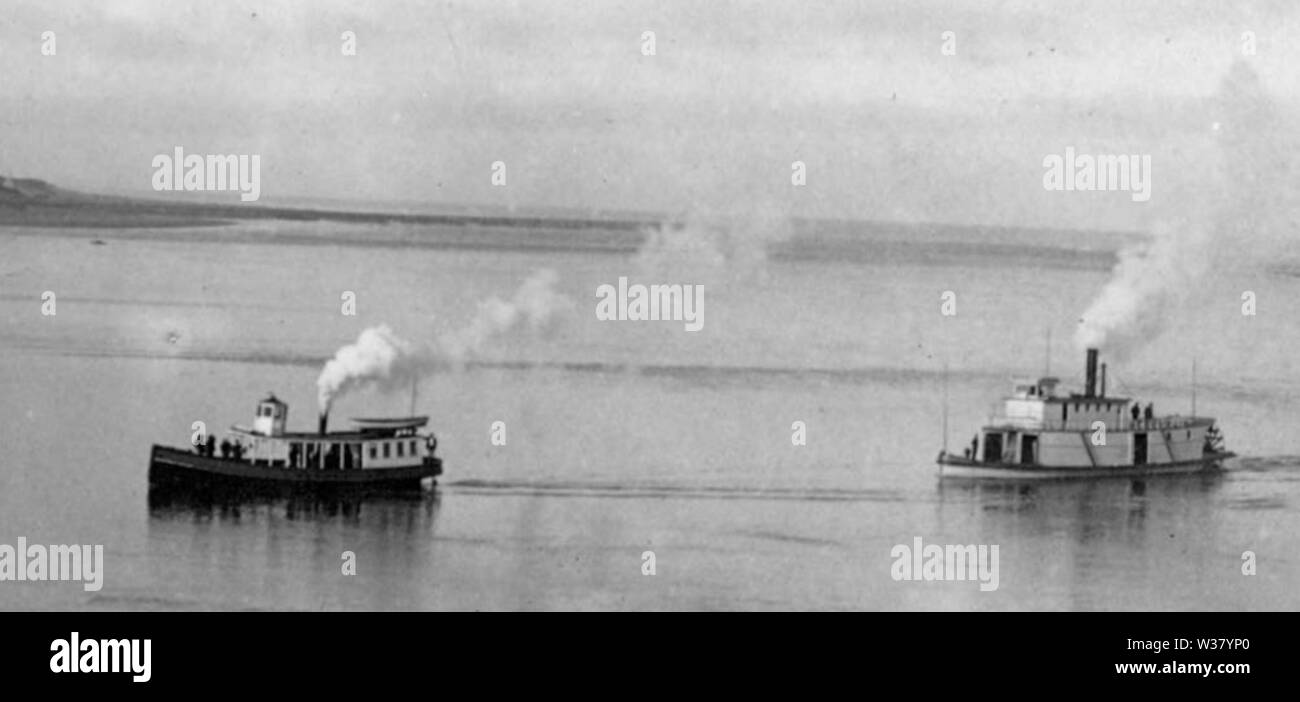 Tressa May and Montesano circa 1888 (closer view Stock Photo - Alamy