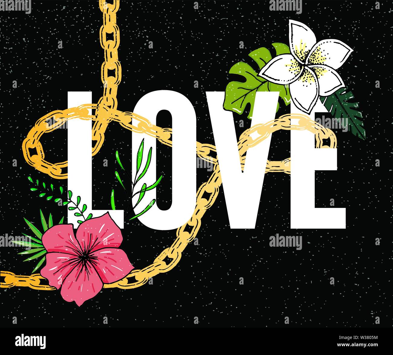 Love slogan. Perfect for pin, card, t-shirt design, poster, sticker ...