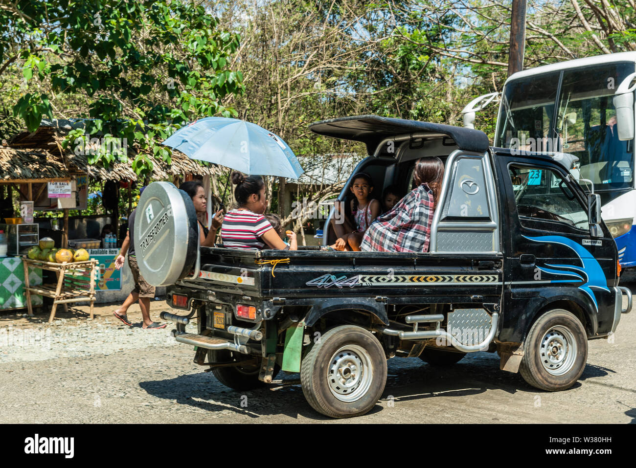 Puerto Princesa, Palawan, Philippines - March 3, 2019: Street view ...