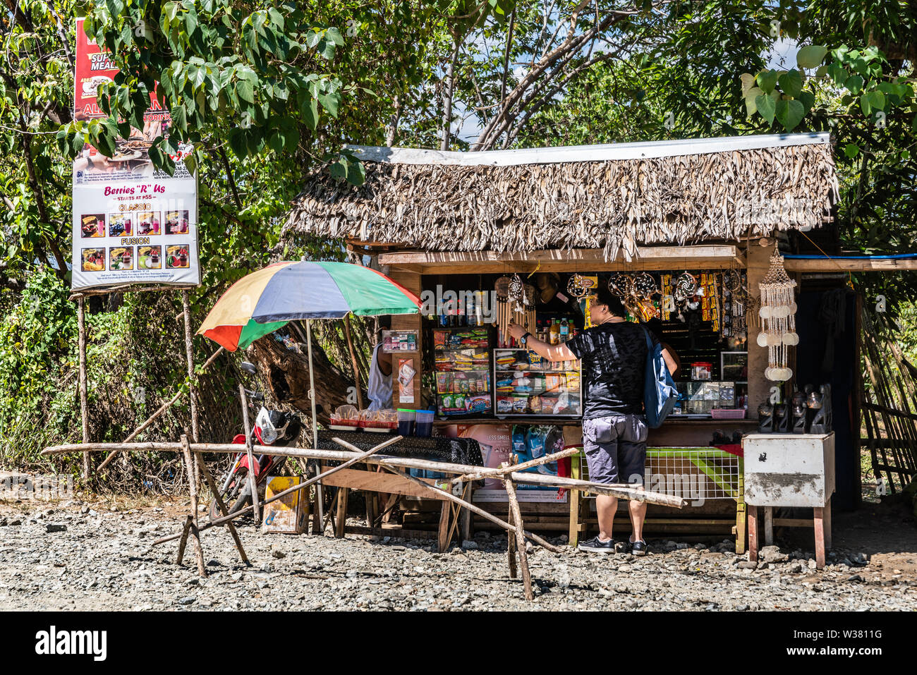Puerto Princesa, Palawan, Philippines - March 3, 2019: Street view ...