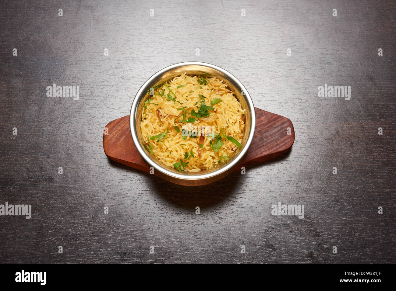 Indian pilau plate hi-res stock photography and images - Alamy