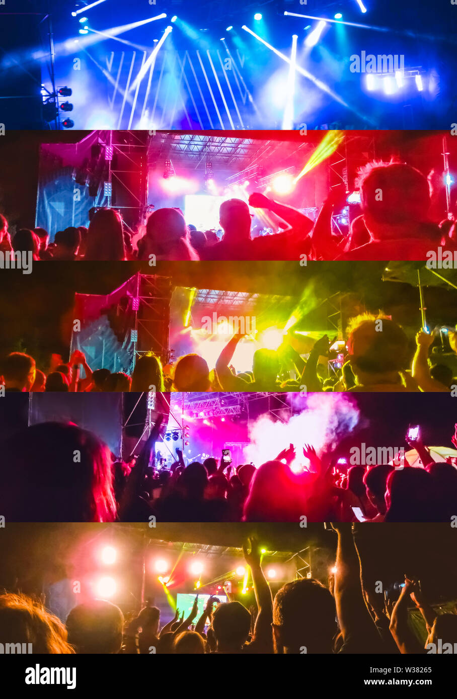 Hands up crowd bar hi-res stock photography and images - Alamy