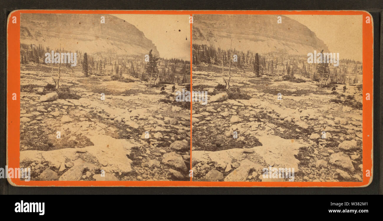 Uintah (Uinta) Mountains from near Castle Lake, from Robert N Dennis ...