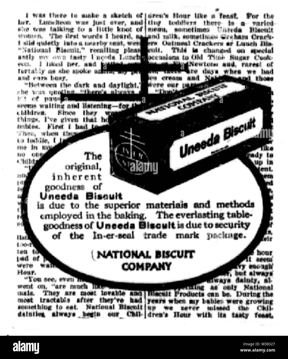 Uneeda biscuit Cut Out Stock Images & Pictures - Alamy