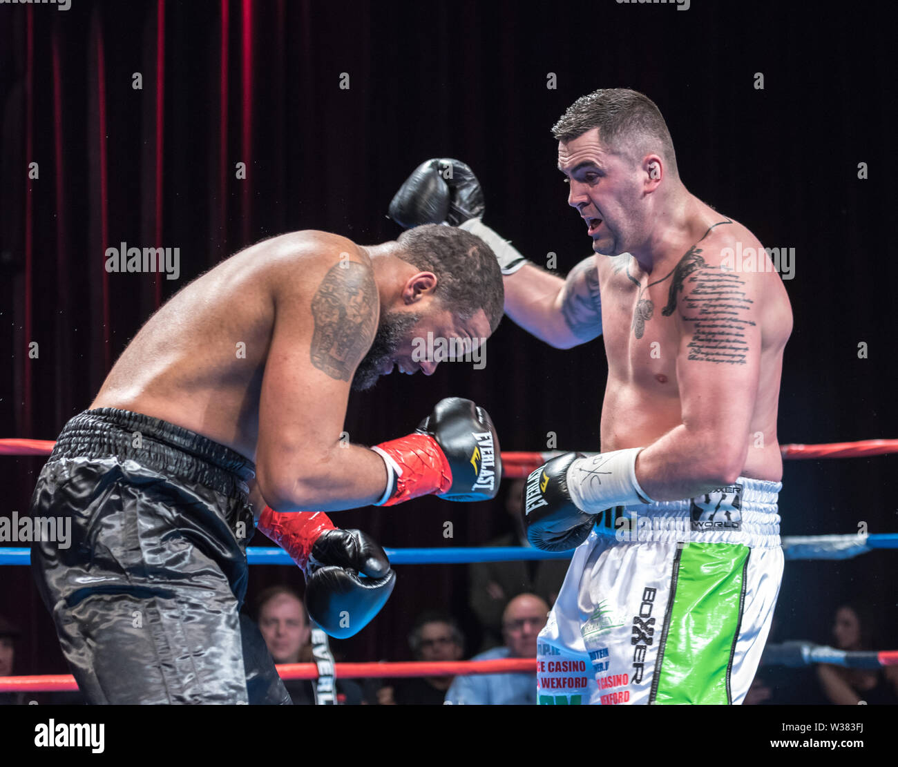 Boxing match, Niall "Boom Boom" Kennedy vs. Jesse Barboza, hosted by ...