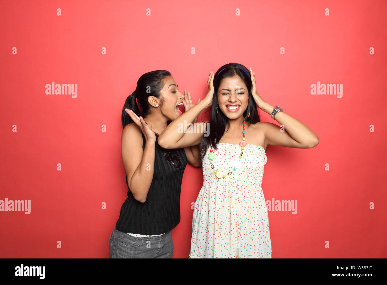 Covering mouth humour hi-res stock photography and images - Alamy