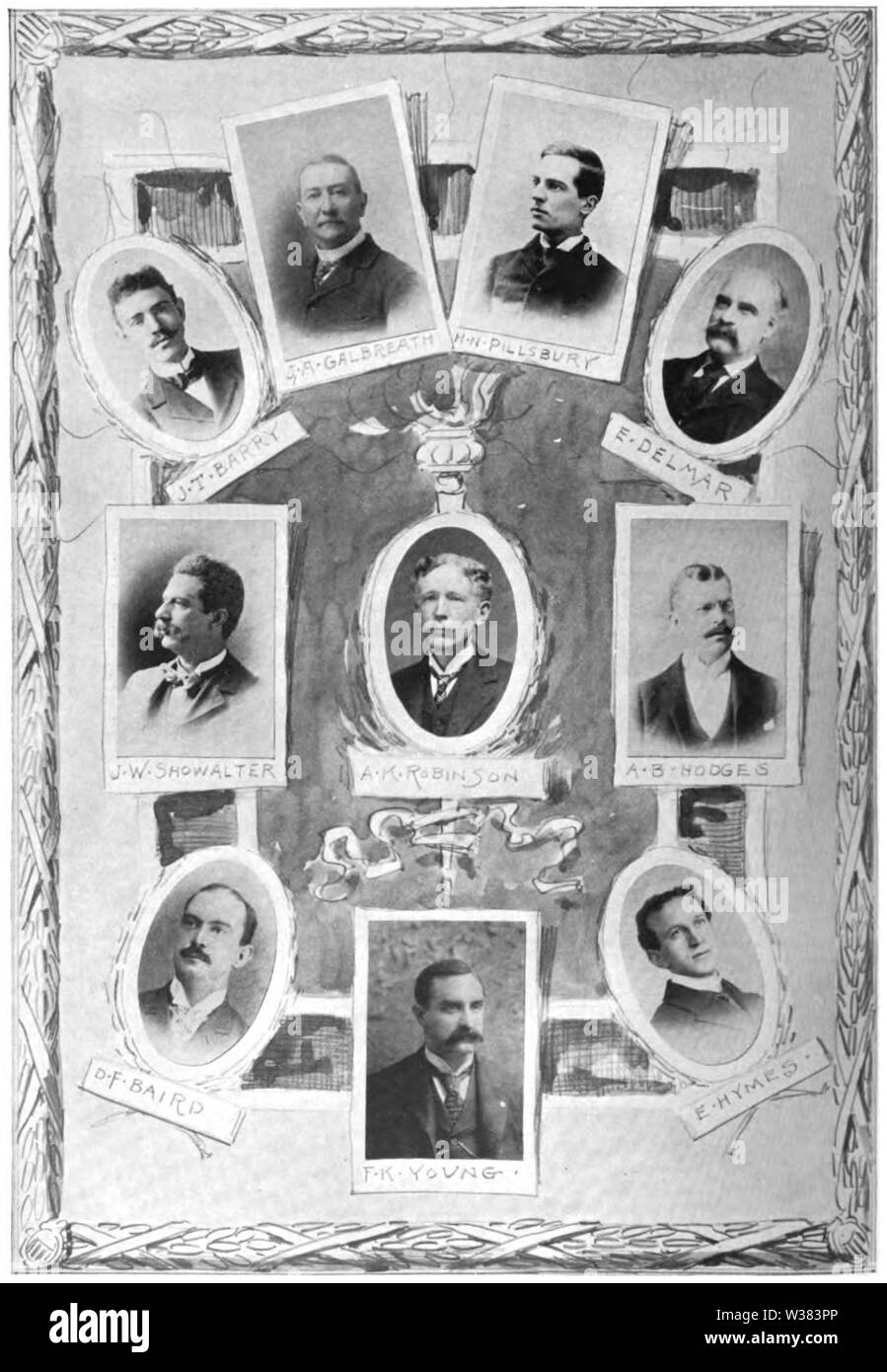 United States Team - Cable Chess Match 1898 Stock Photo - Alamy