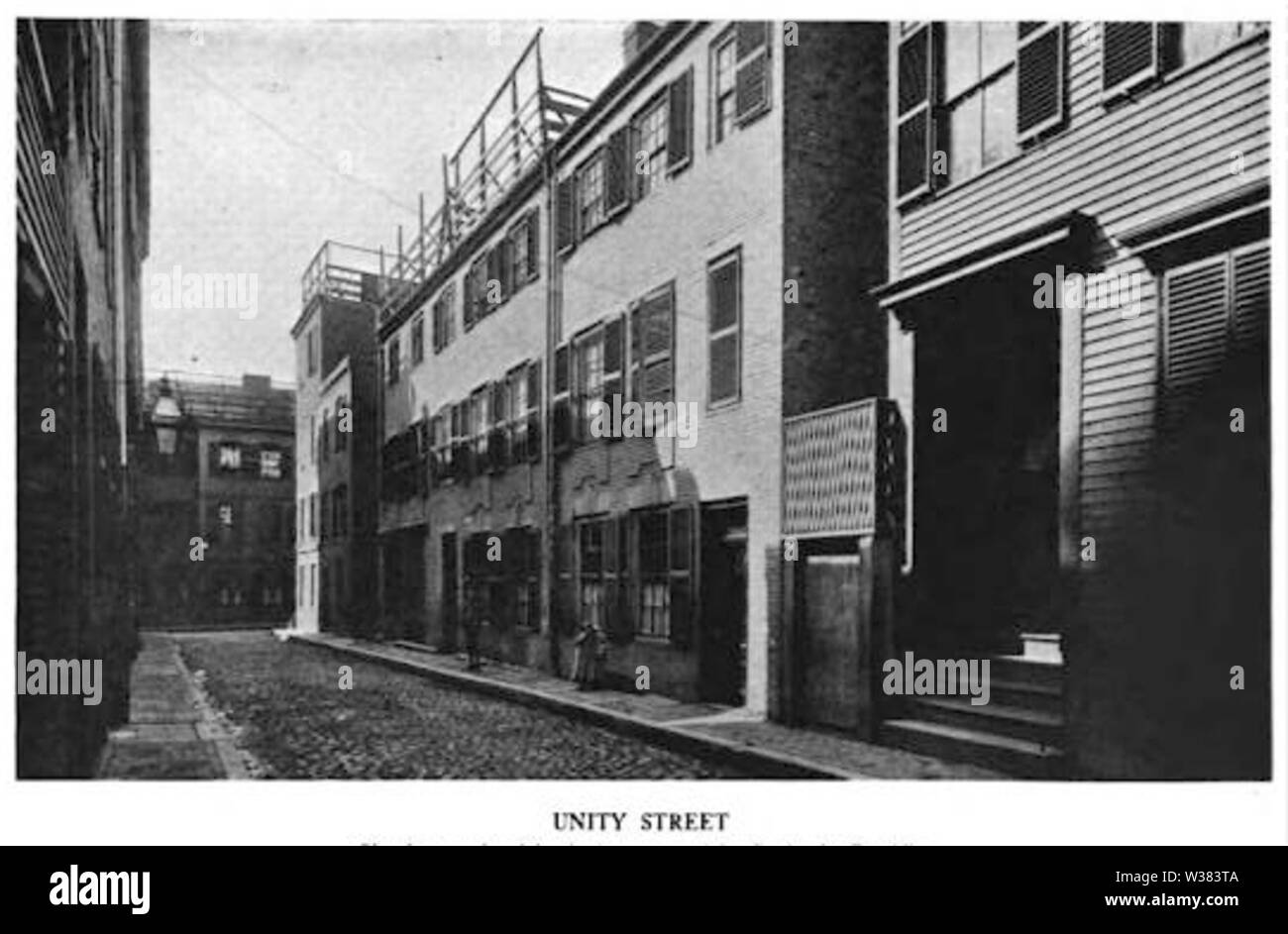 UnitySt Boston Thwing Stock Photo - Alamy