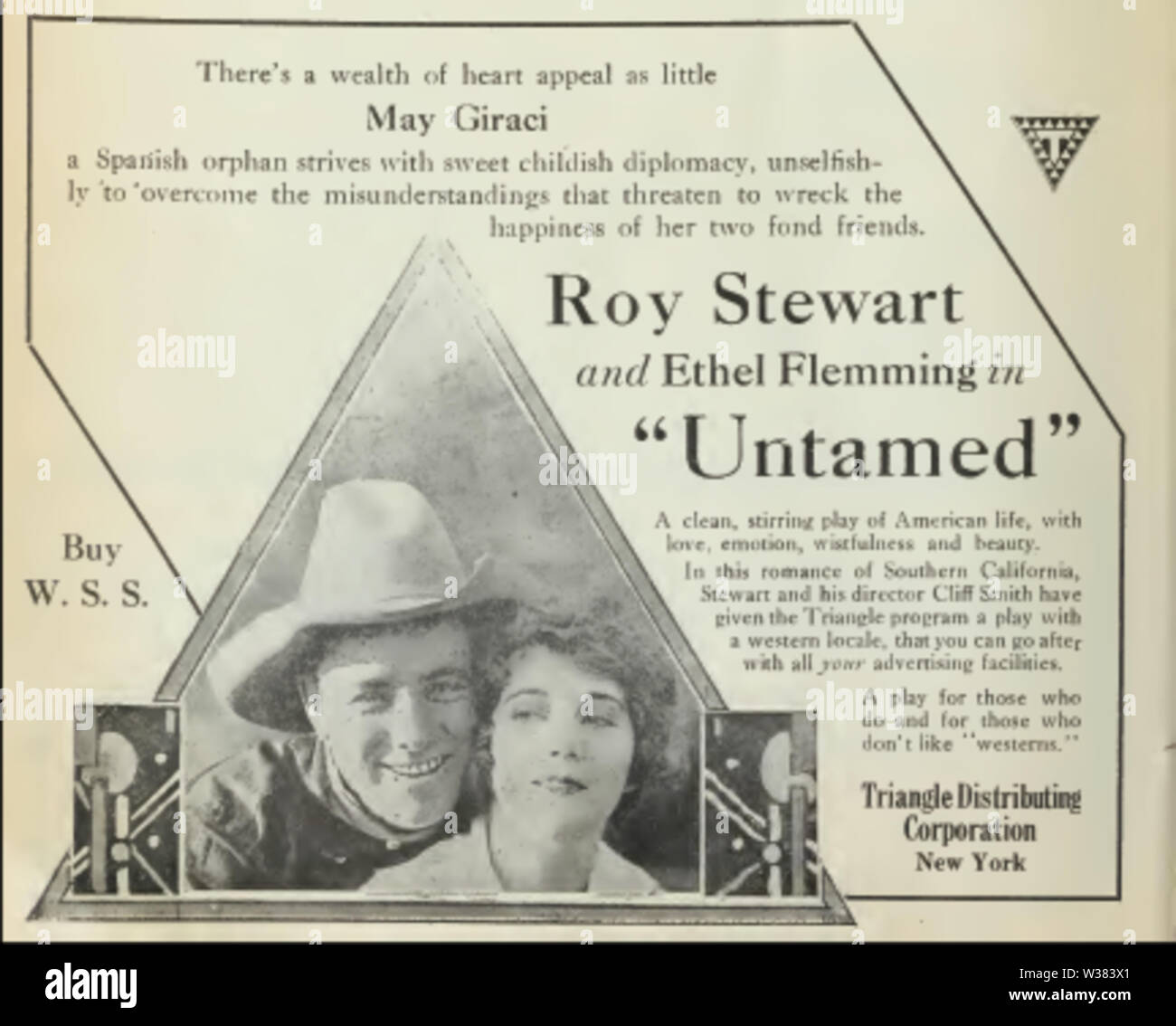 Untamed Roy Stewart Ethel Flemming 1918 Stock Photo - Alamy