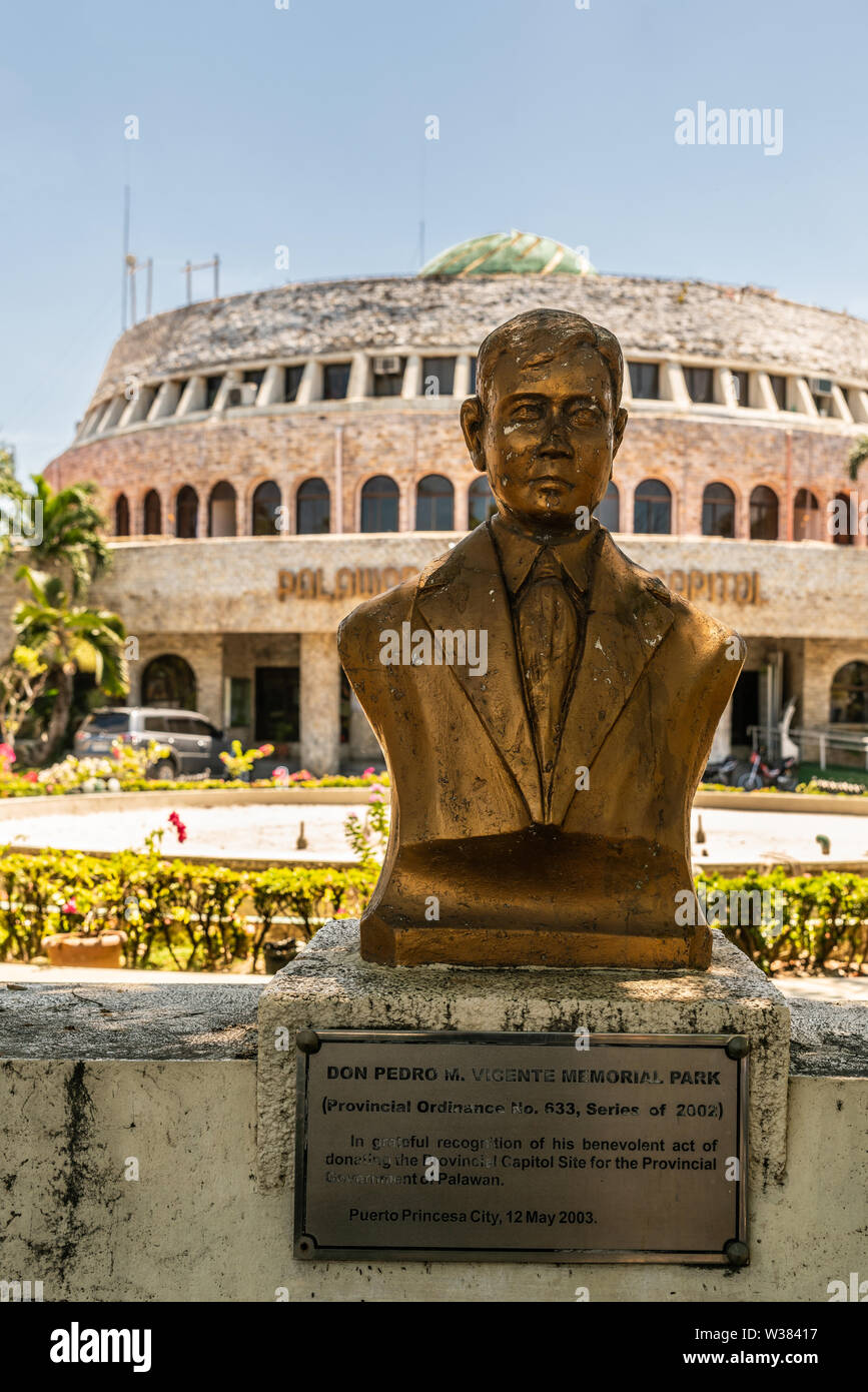 Puerto Princesa, Palawan, Philippines - March 3, 2019: Don Pedro M ...