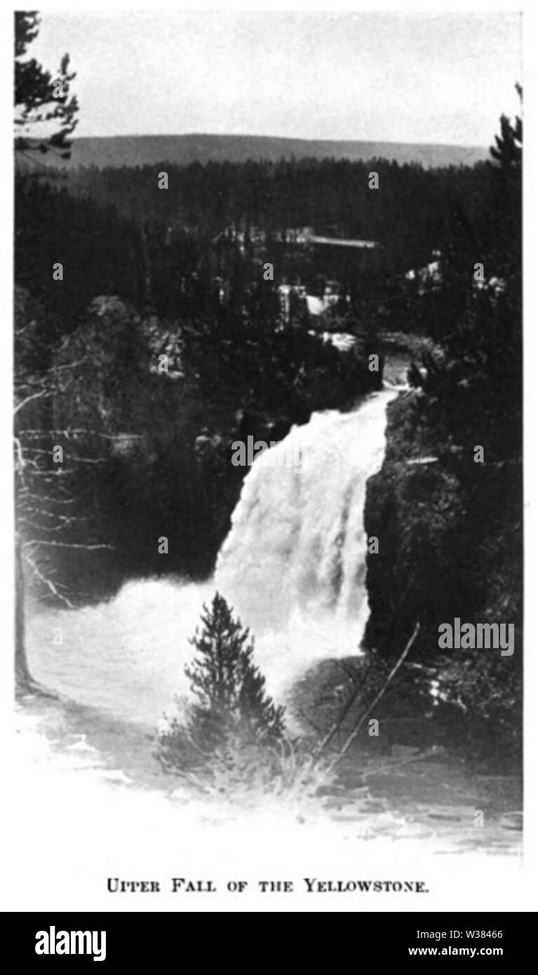 Yellowstone features Black and White Stock Photos & Images - Alamy