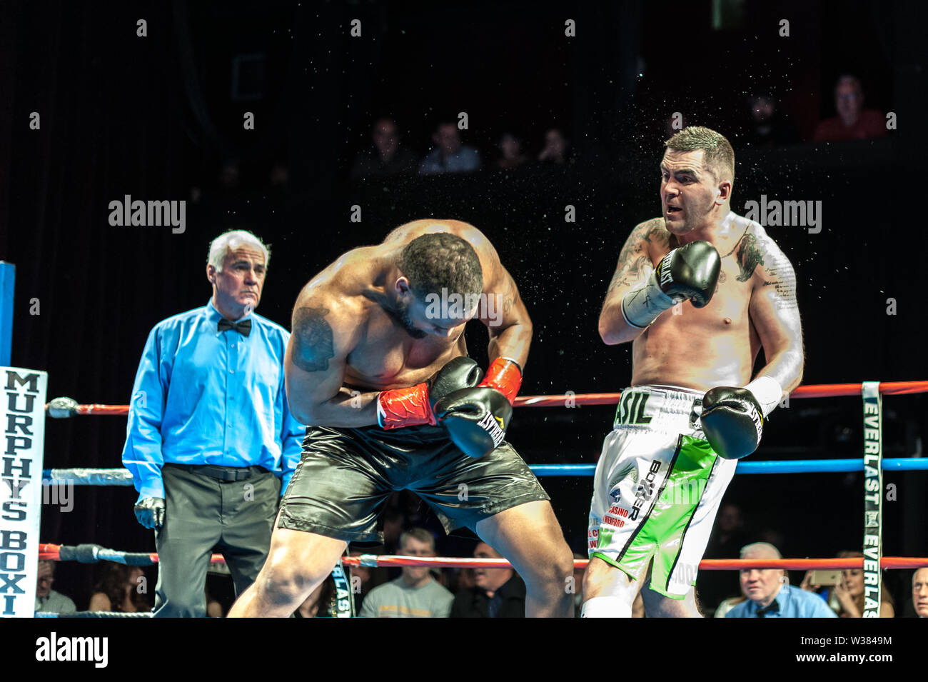Boxing match, Niall "Boom Boom" Kennedy vs. Jesse Barboza, hosted by ...