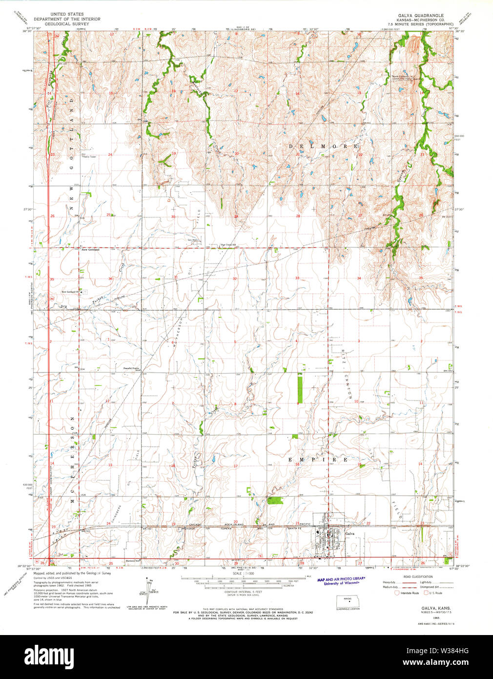 Map of galva hi-res stock photography and images - Alamy