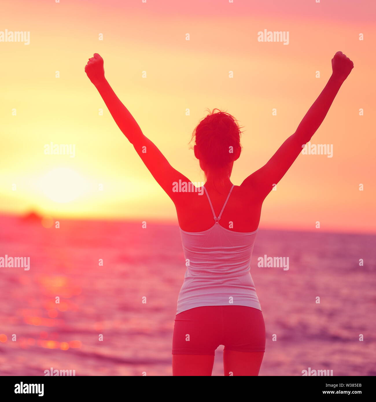 Reaching Up Silhouette High Resolution Stock Photography and Images - Alamy