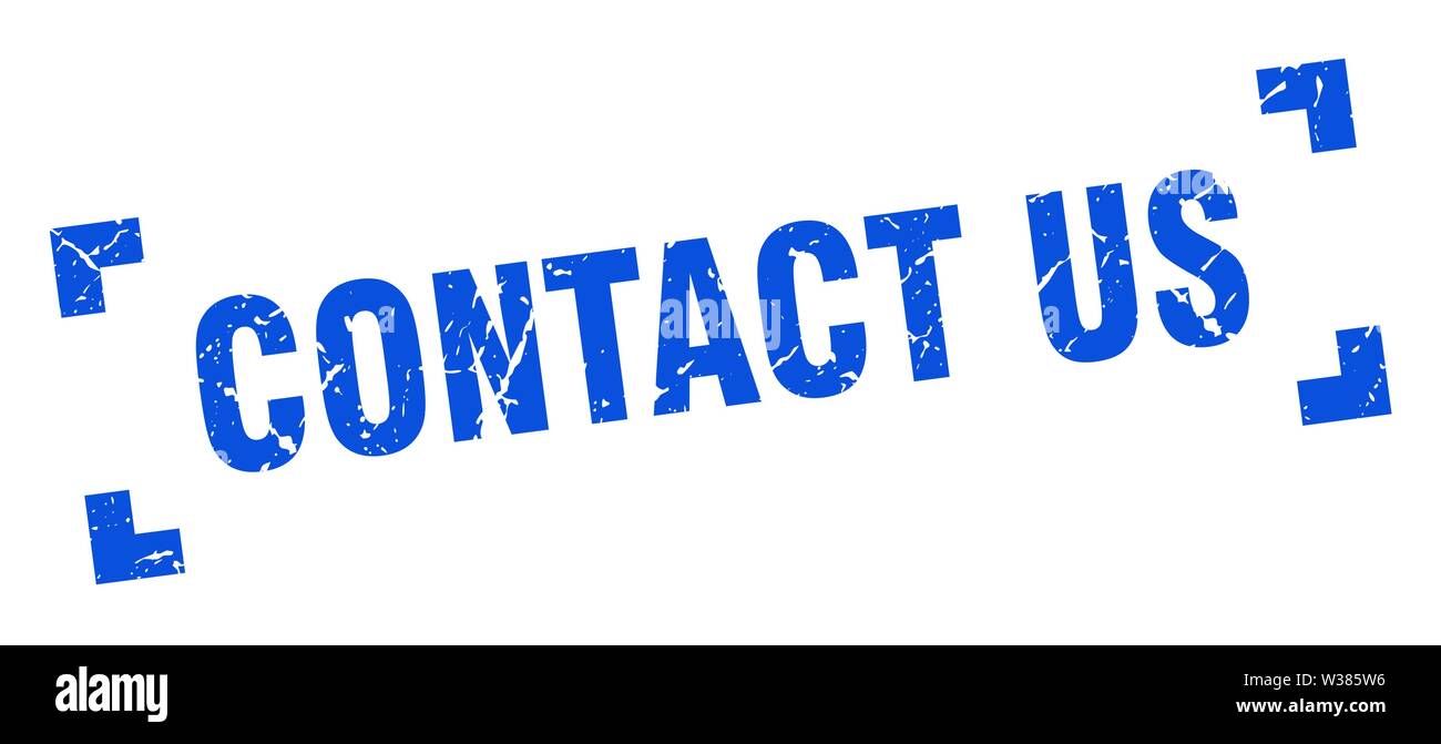 contact us stamp. contact us square grunge sign. contact us Stock ...