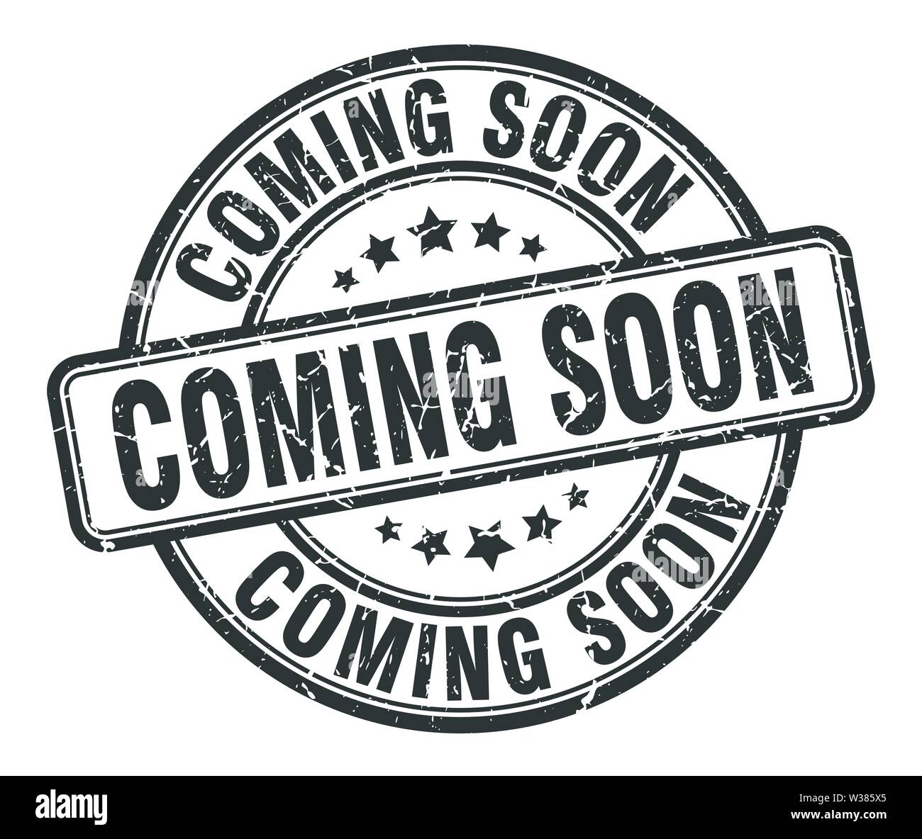 coming soon stamp. coming soon round grunge sign. coming soon Stock ...