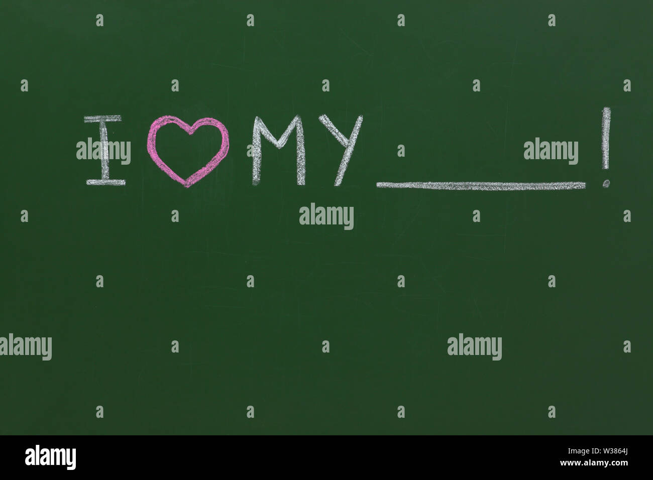 Text written on a blackboard Stock Photo - Alamy