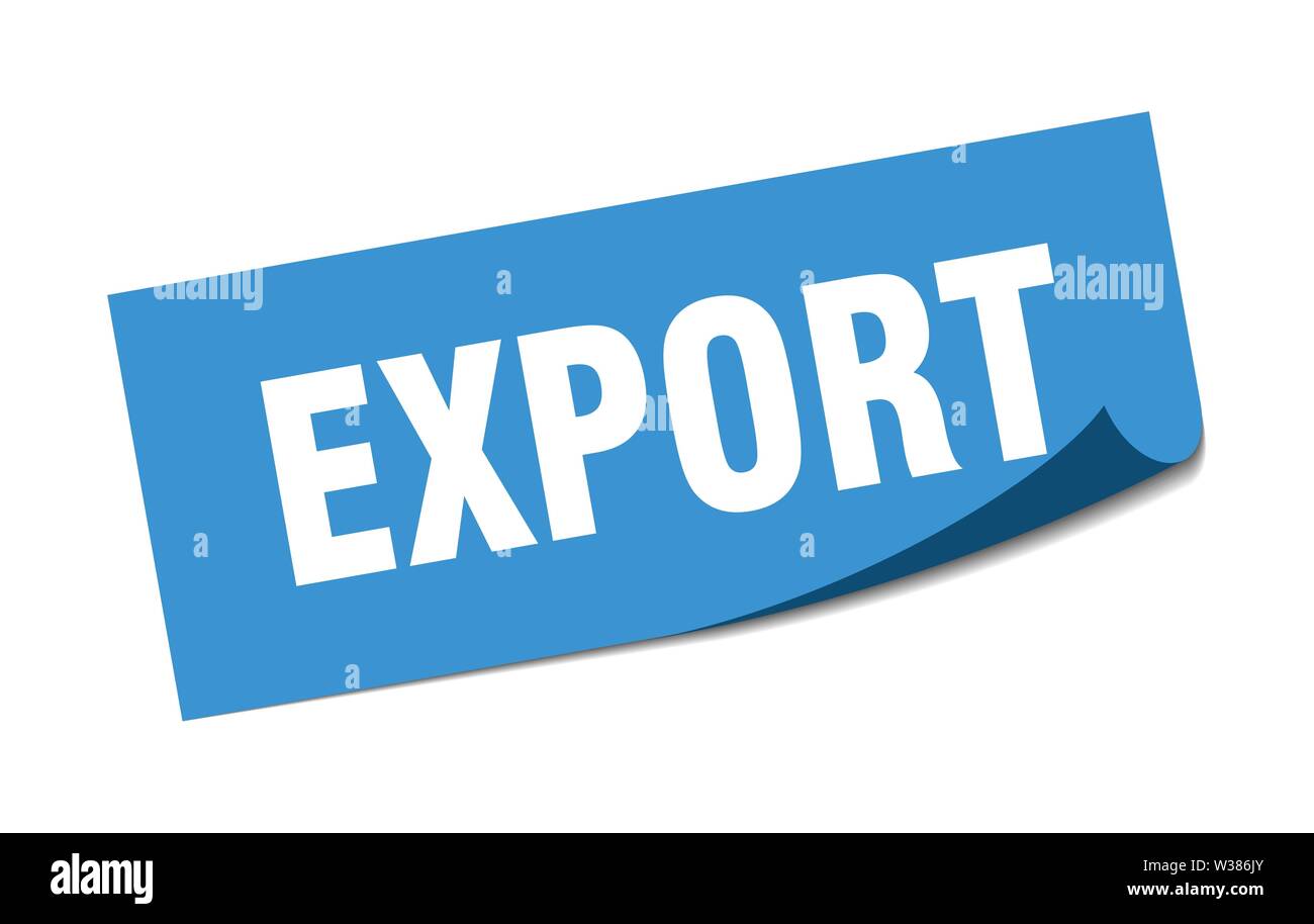 Export square isolated sign Stock Vector Images - Alamy