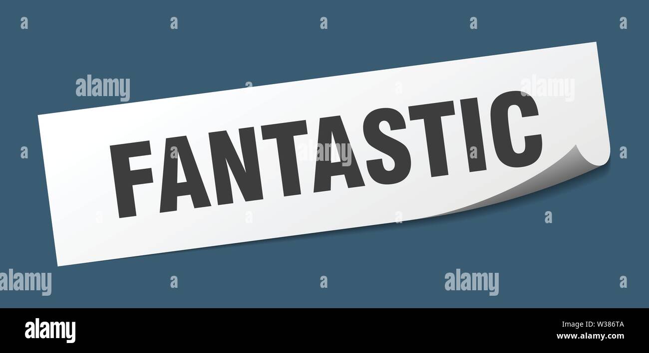 fantastic sticker. fantastic square isolated sign. fantastic Stock ...