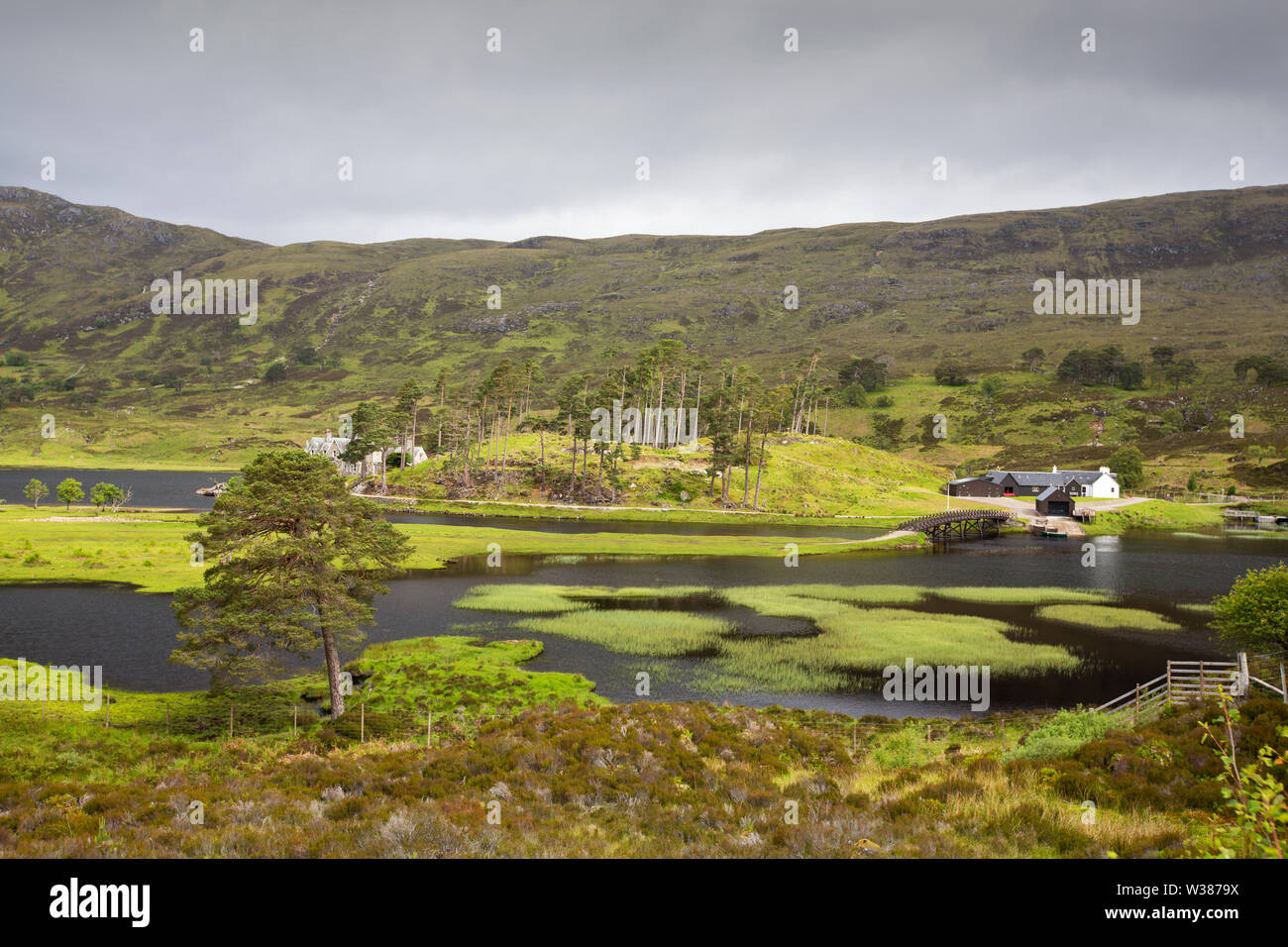 Glen Affric and Affric Lodge, Highlands, Scotland, UK Stock Photo - Alamy