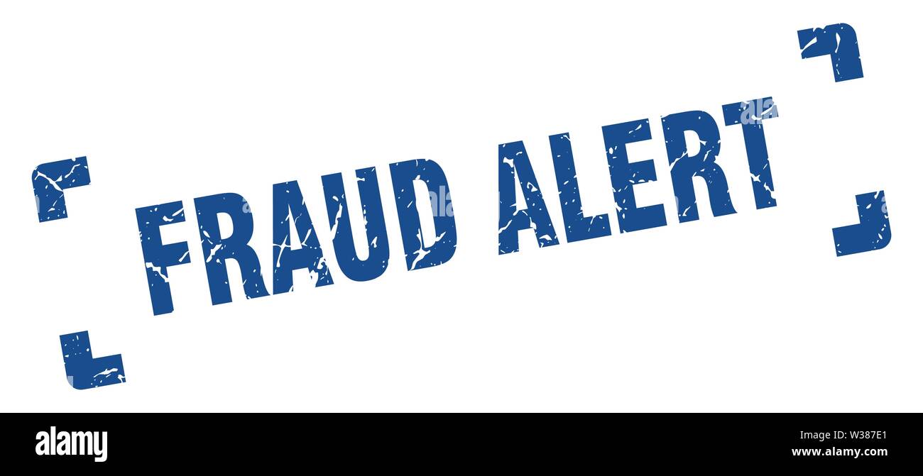 fraud alert stamp. fraud alert square grunge sign. fraud alert Stock ...