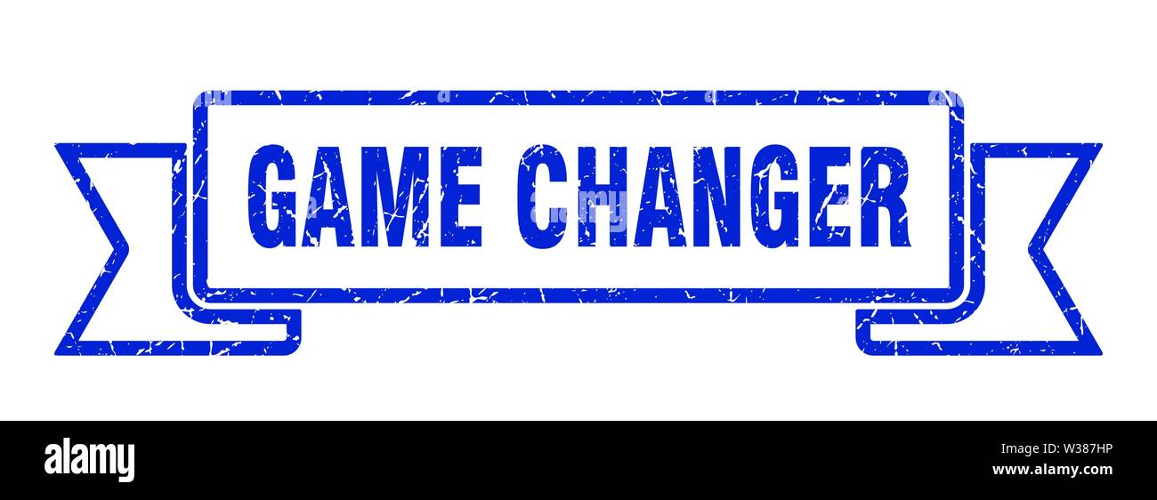 game changer grunge ribbon. game changer sign. game changer banner ...