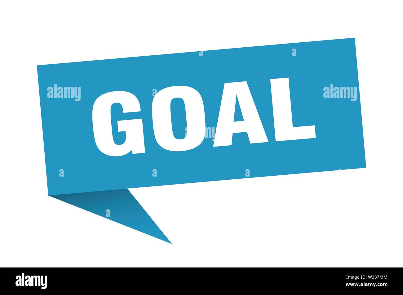 goal speech bubble. goal sign. goal banner Stock Vector Image & Art - Alamy
