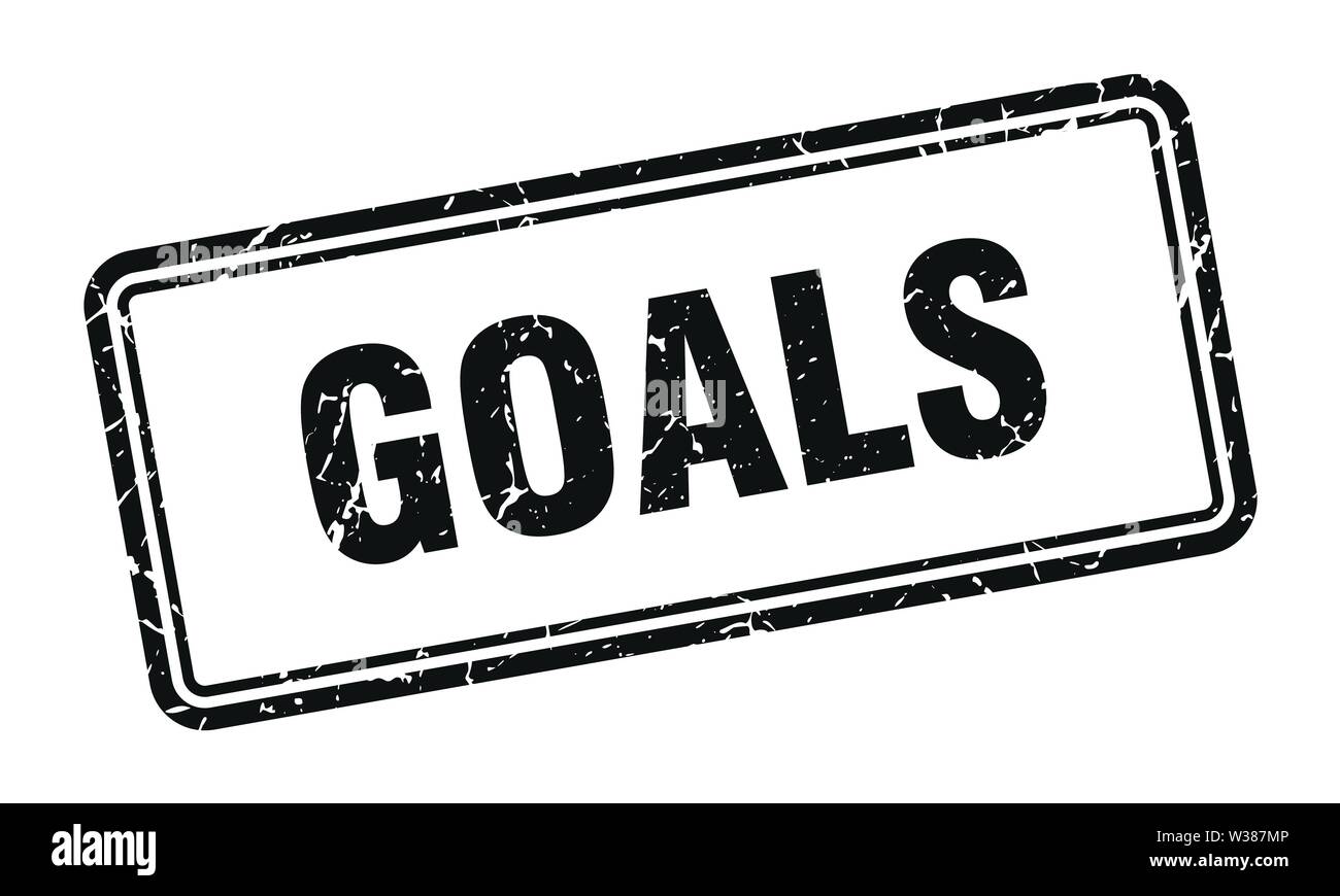 Goals stamp Stock Vector Images - Alamy