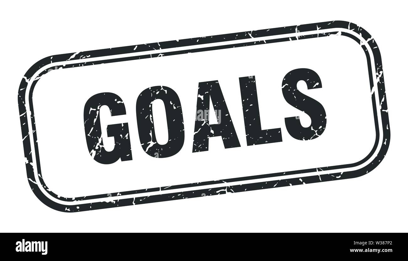 Goals stamp Stock Vector Images - Alamy