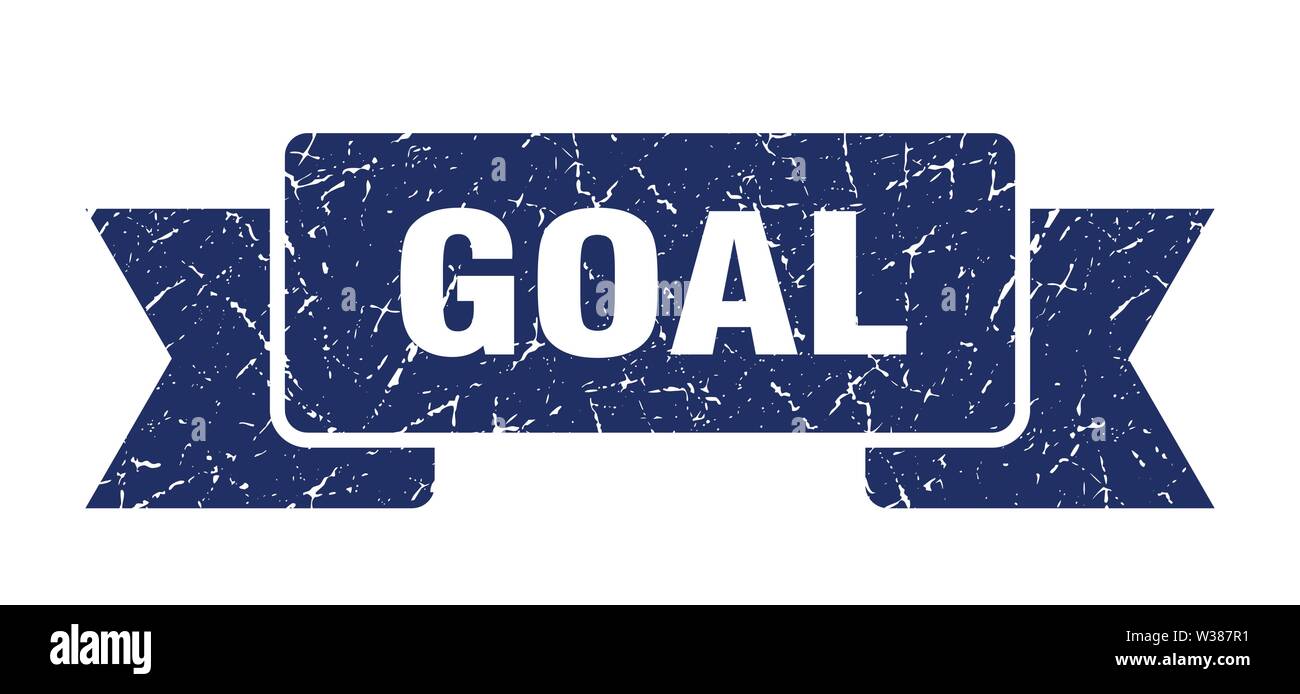 goal grunge ribbon. goal sign. goal banner Stock Vector Image & Art - Alamy