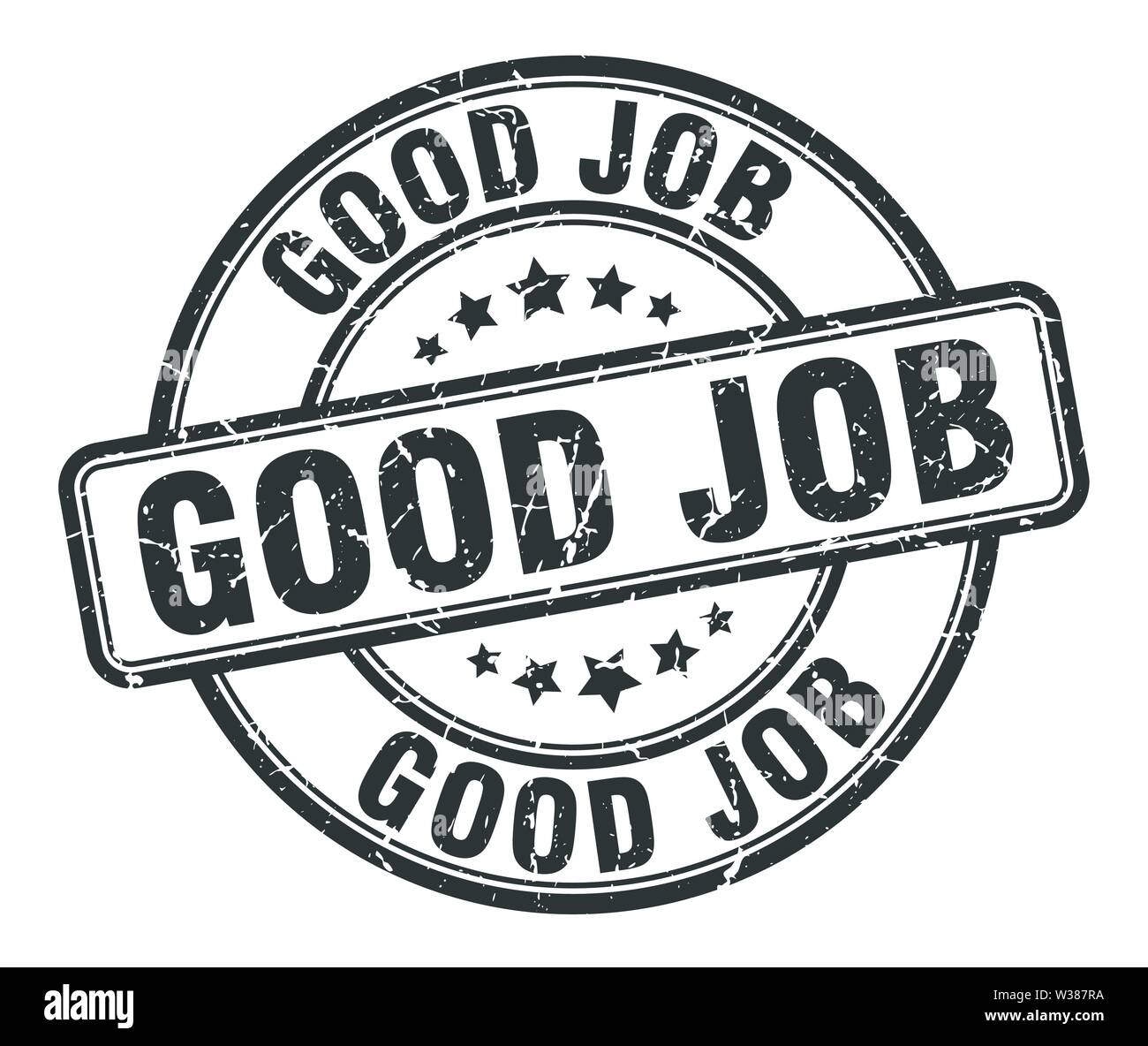 good job stamp. good job round grunge sign. good job Stock Vector Image ...